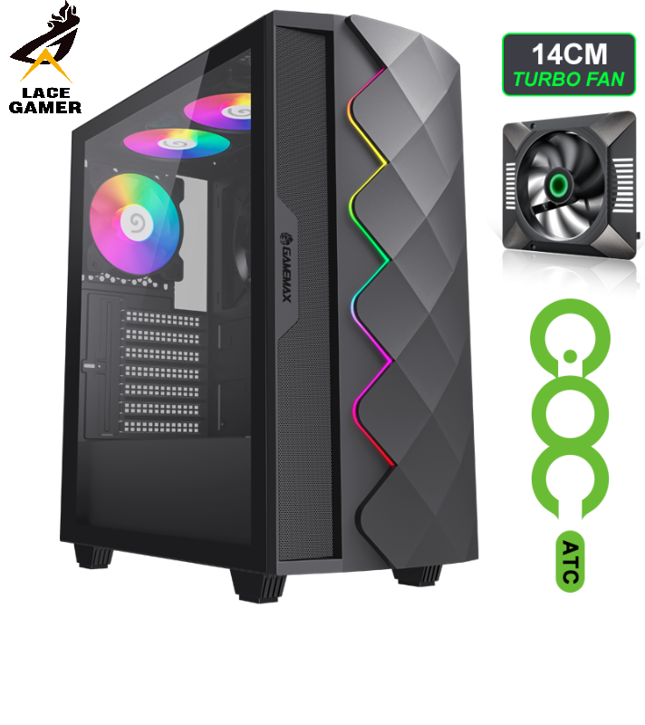 Pc Gamer R7 5700GT/16GB RGB (2X8GB RGB)/512 gb NVME / WIFI / Freedos • Tecno Lace